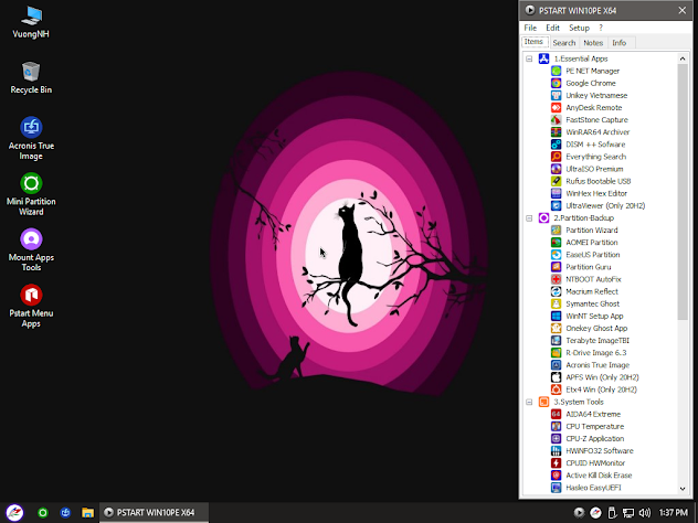 NHV BOOT 2021 v450 (x86 + x64) WinPE - Live CD - WinClub
